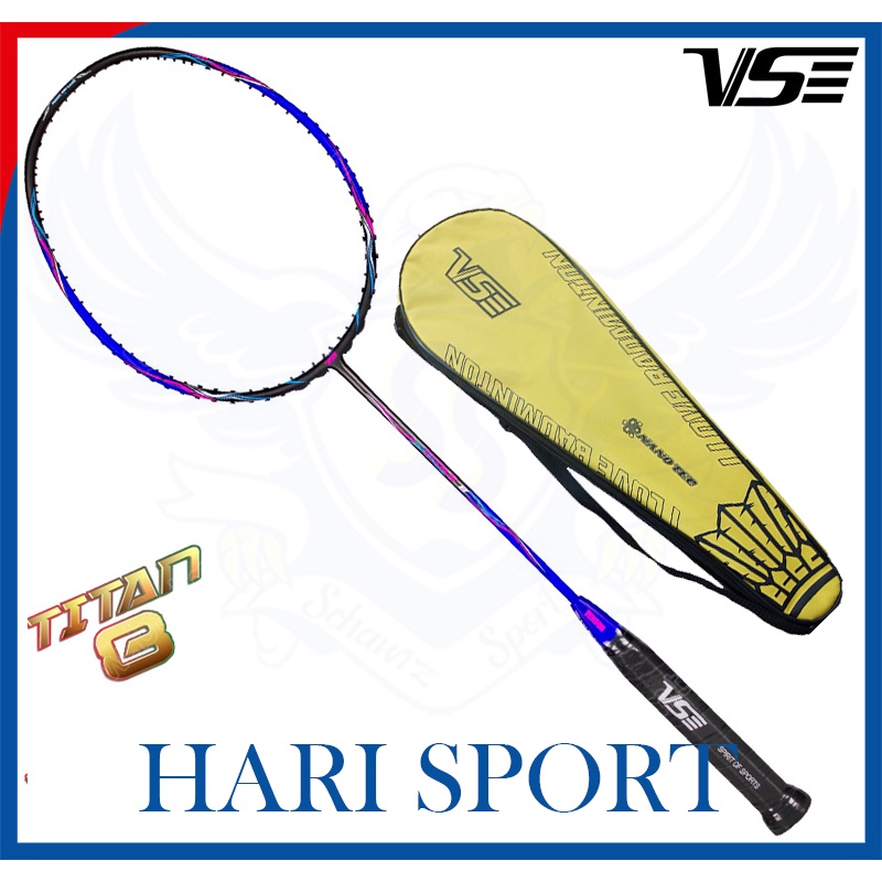 Jual VSE | VENSON TITAN 8 Raket Badminton Bulutangkis 35Lbs | Shopee ...