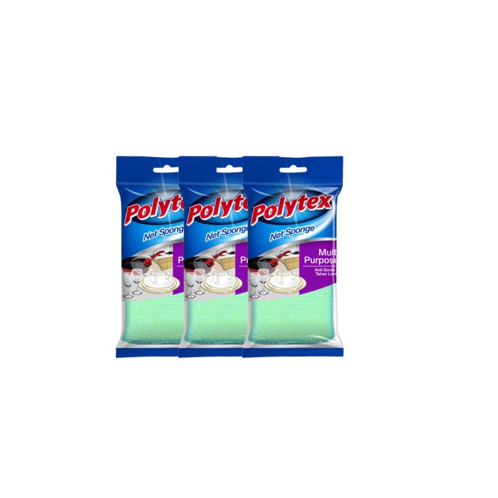 Jual Polytex Sabut Jaring Anti Gores untuk Alat Makan Plastik x 3 ...