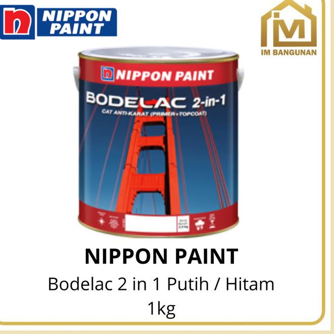 Jual Nippon Paint Bodelac 2 in 1 Cat Besi Anti Karat 1 kg - Putih ...