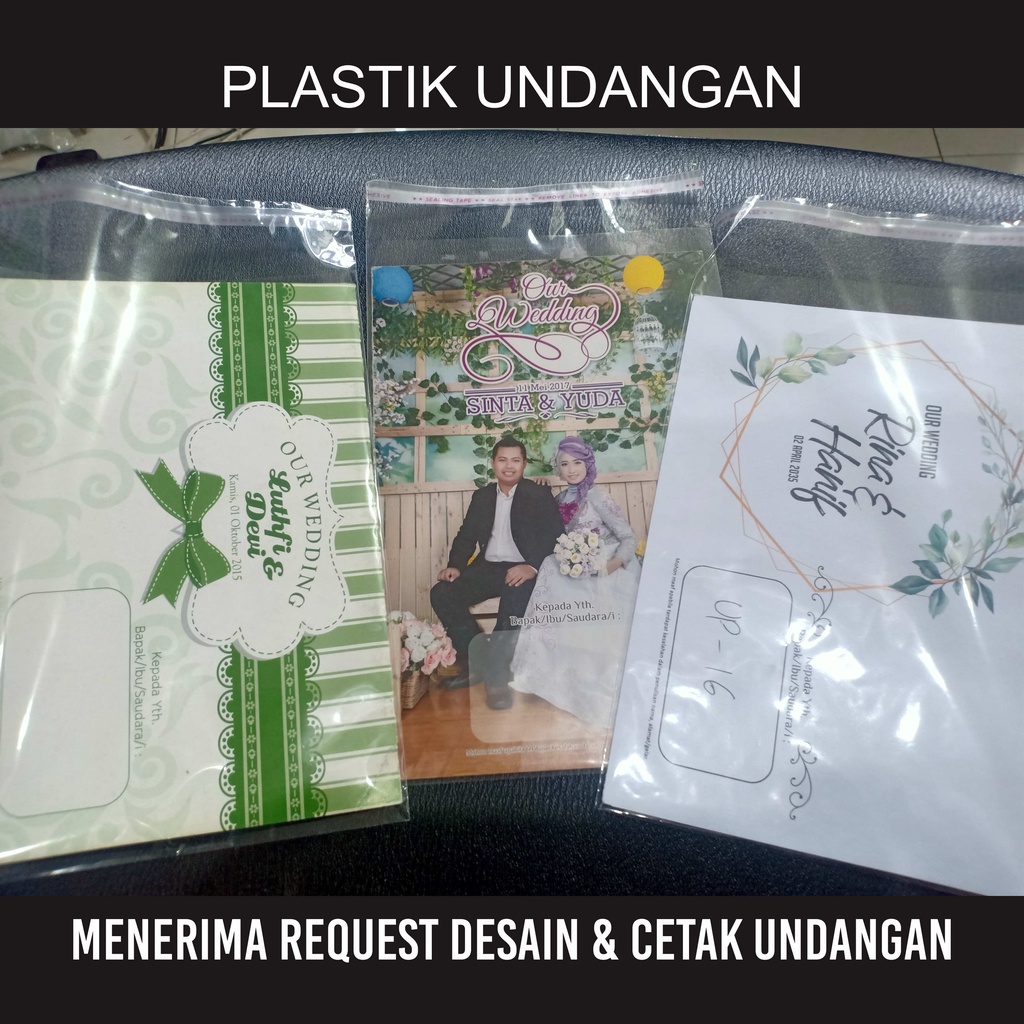 Jual plastik undangan OPP plastik undangan nikah pernikahan satuan ...