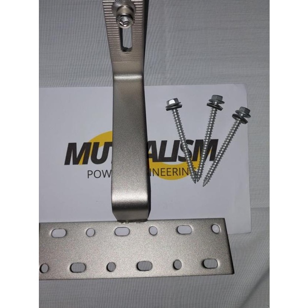 Jual Mounting Panel Surya/Solar Panel - Fixed Horizontal Tile Hook ...