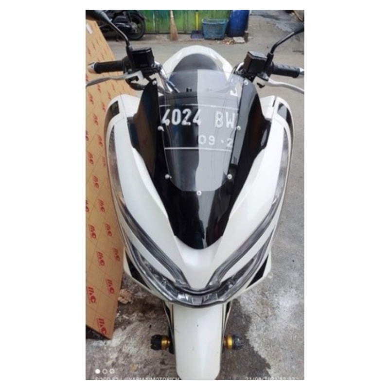 Jual Visor Windshield PCX 150 Two Tone | Shopee Indonesia