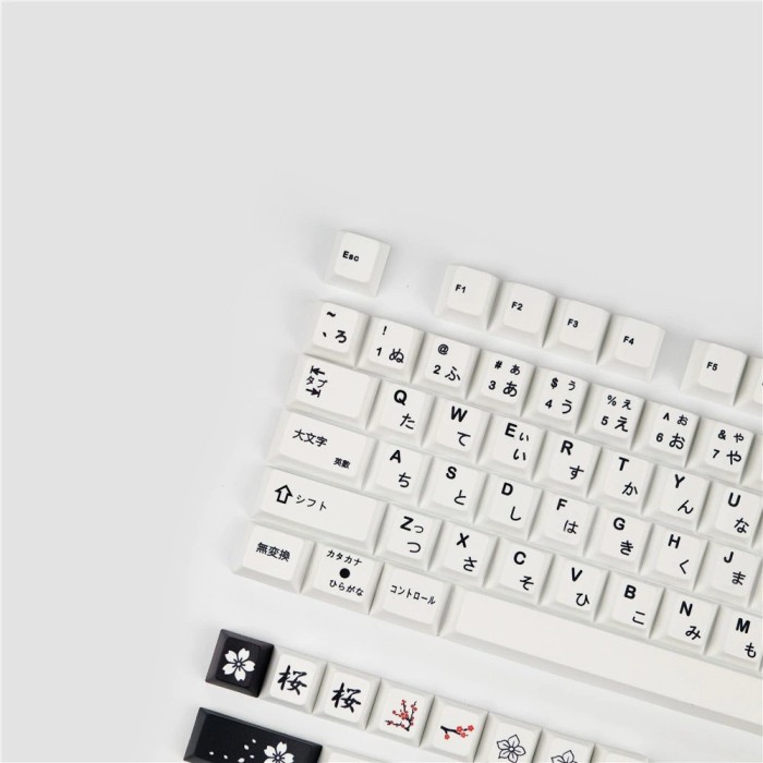 Jual ePBT x GOK Kuro Shiro (Clone) Keycaps | Shopee Indonesia