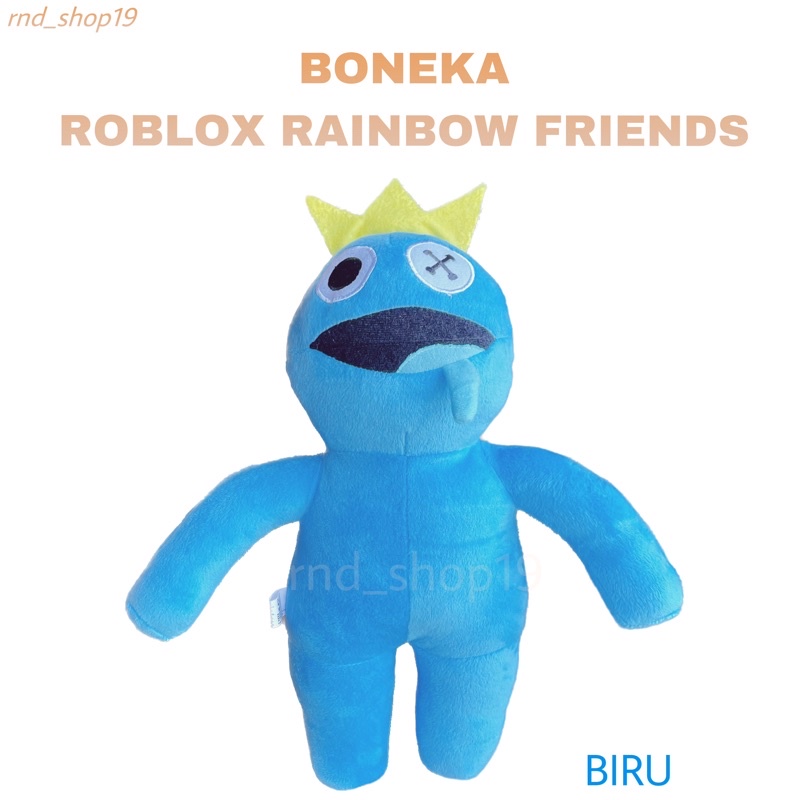 Jual Boneka ROBLOX BIRU / Boneka Roblox Rainbow Friend / Boneka Rainbow ...