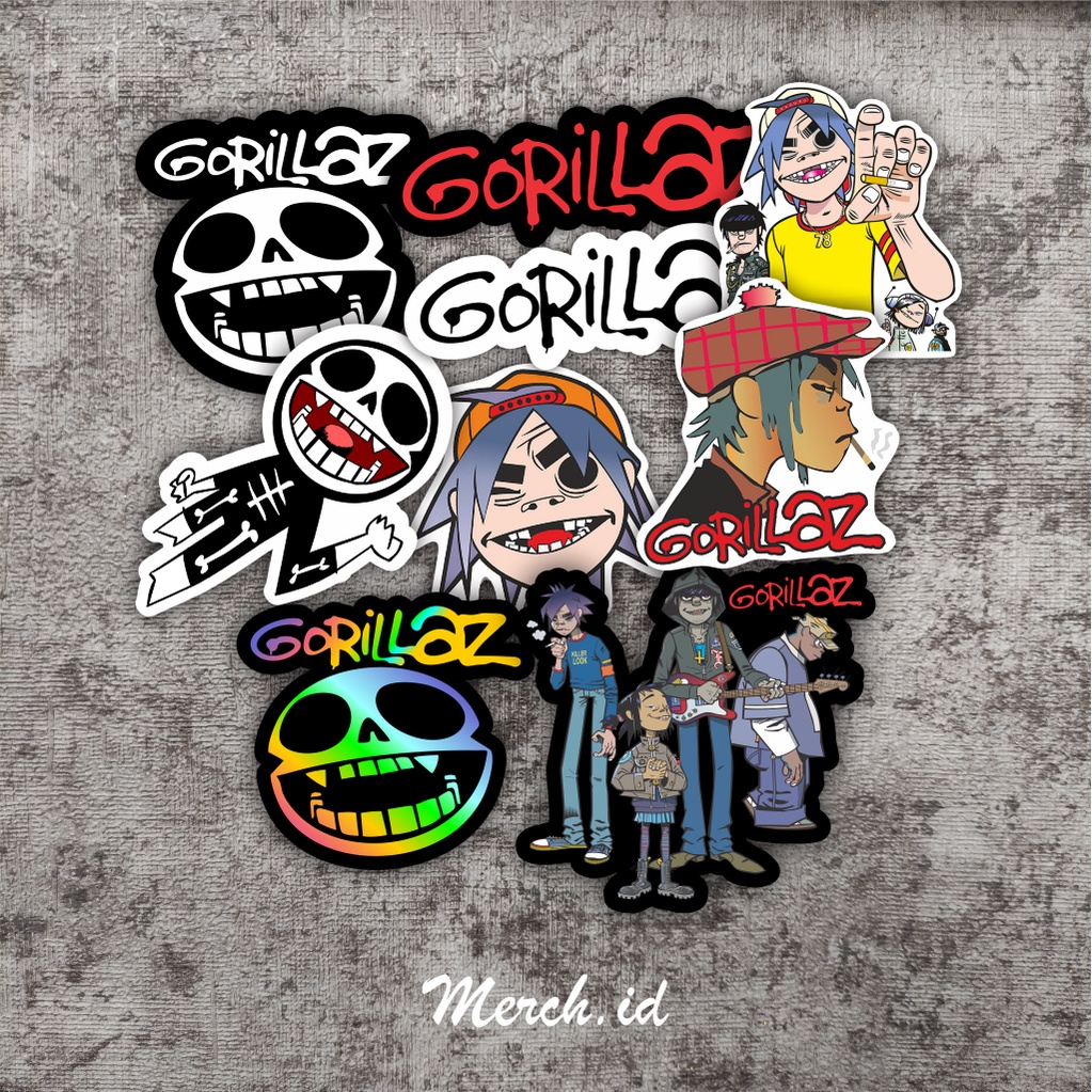 Jual Sticker band Gorillaz / STIKER PACK | Shopee Indonesia