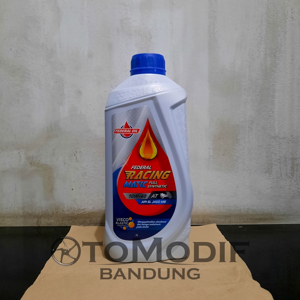 Jual Oli motor Federal Racing Matic Full Synthetic 10W-40 1 Liter ...