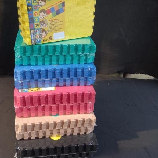Jual Puzzle Mat Matras Alas Bermain Anak 30x30 tebal 1 cm Eva ber-LIST ...