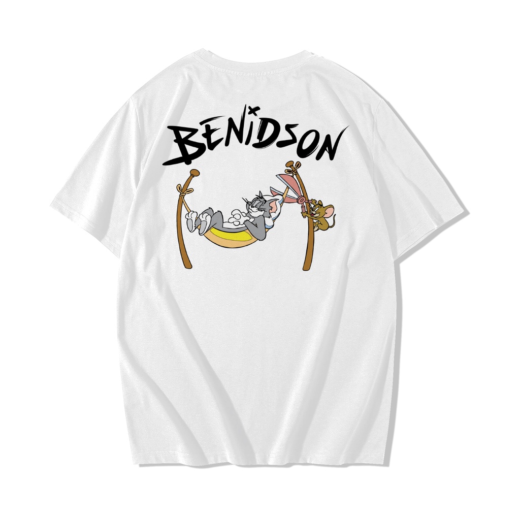Jual BENIDSON Oversized Tshirt White Tom Hammock | Shopee Indonesia