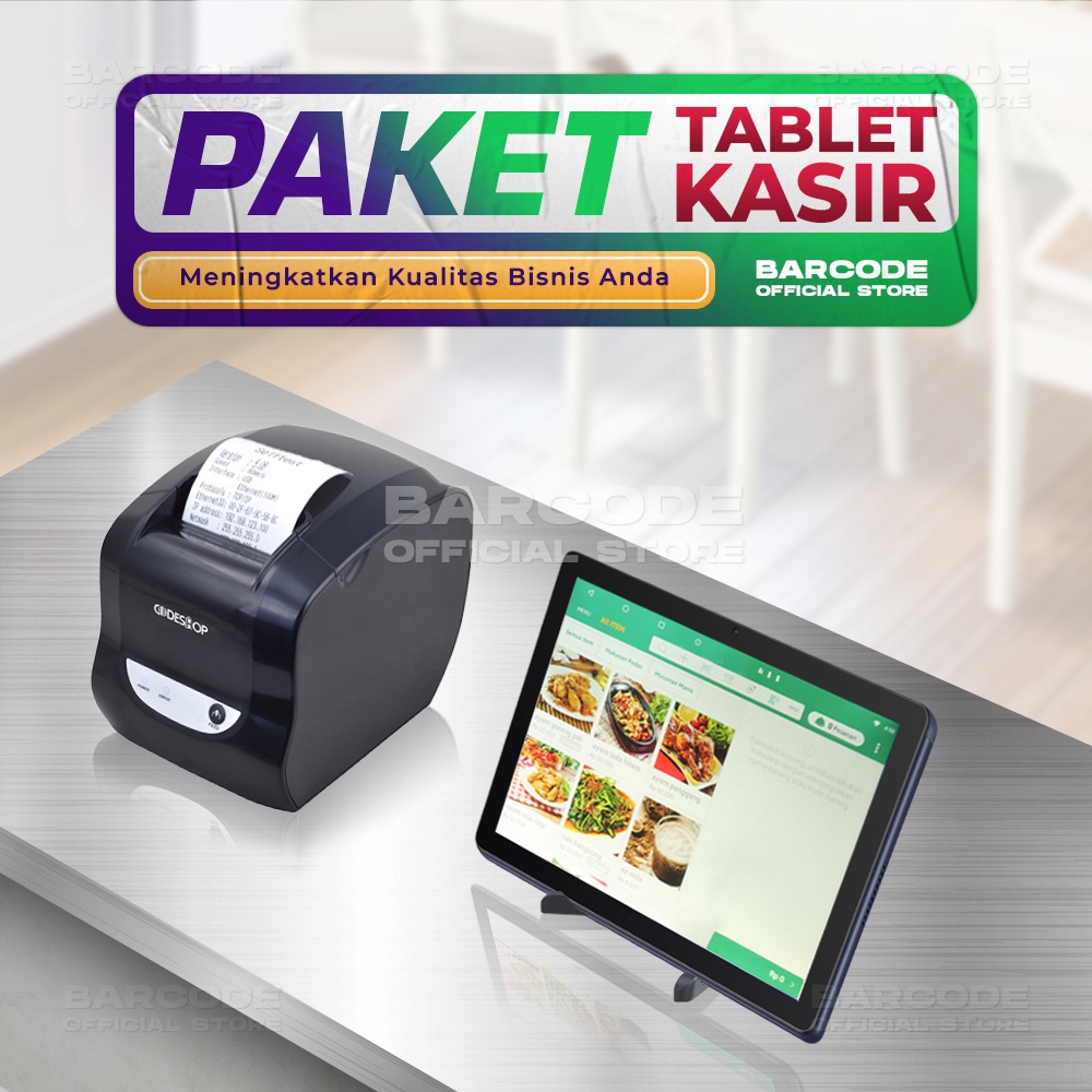 Jual Paket Tablet Kasir Samsung Galaxy Tab A9 + Codeshop CBT-58ii Printer Kasir Bluetooth ...