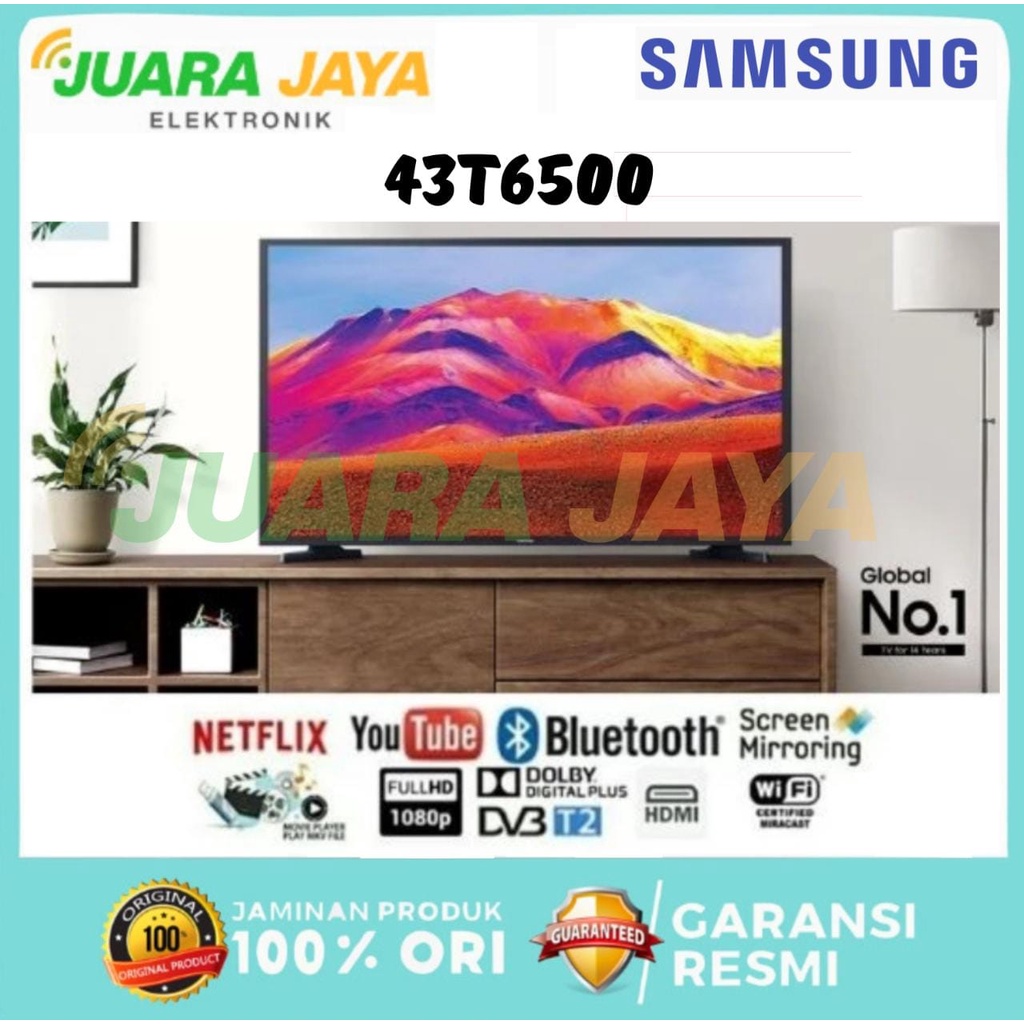 Jual Samsung Smart LED TV UA43T6500 43 Inch Full HD - 43T6500 | Shopee Indonesia