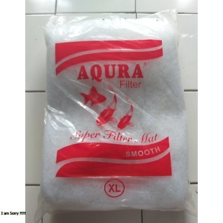 Jual KAPAS BUSA FILTER UKURAN XL 1X2 BUSA FILTER AQUARIUM PENYARING ...