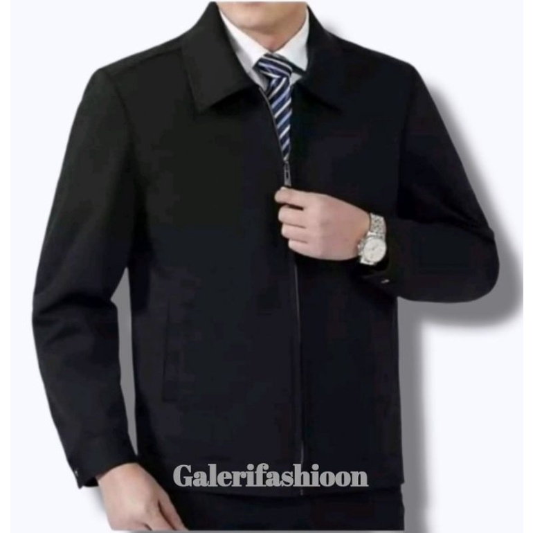 Jual JAKET SEMI JAS POLOSAN JAKET PORMAL | Shopee Indonesia