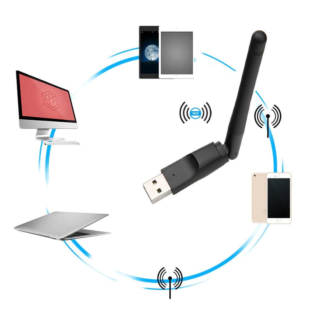 Jual USB DONGLE SET BOX TV ANTENA WIFI PC LAPTOP WIRELESS ADAPTER ...