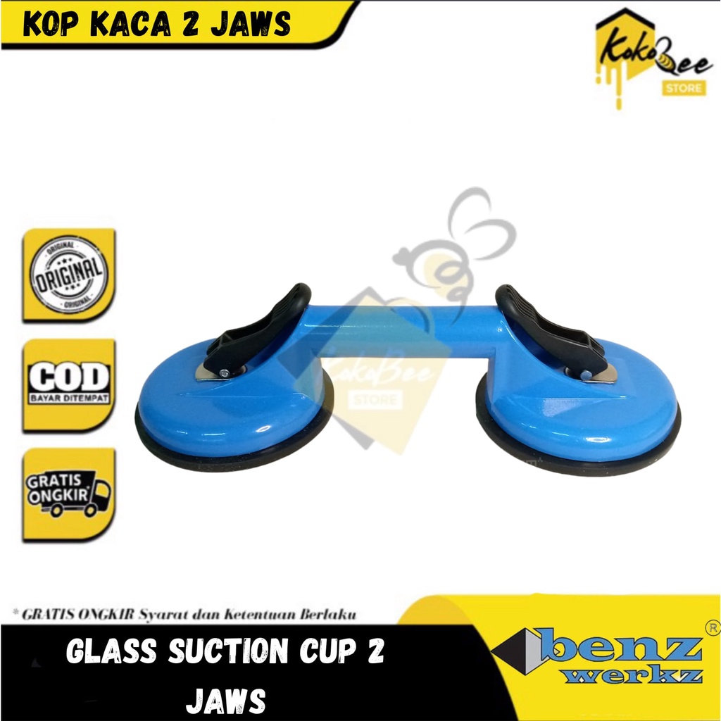 Jual Kop Kaca Kaki 2 / Suction Glass 2 Jaw Benz / Glass suction Plates ...