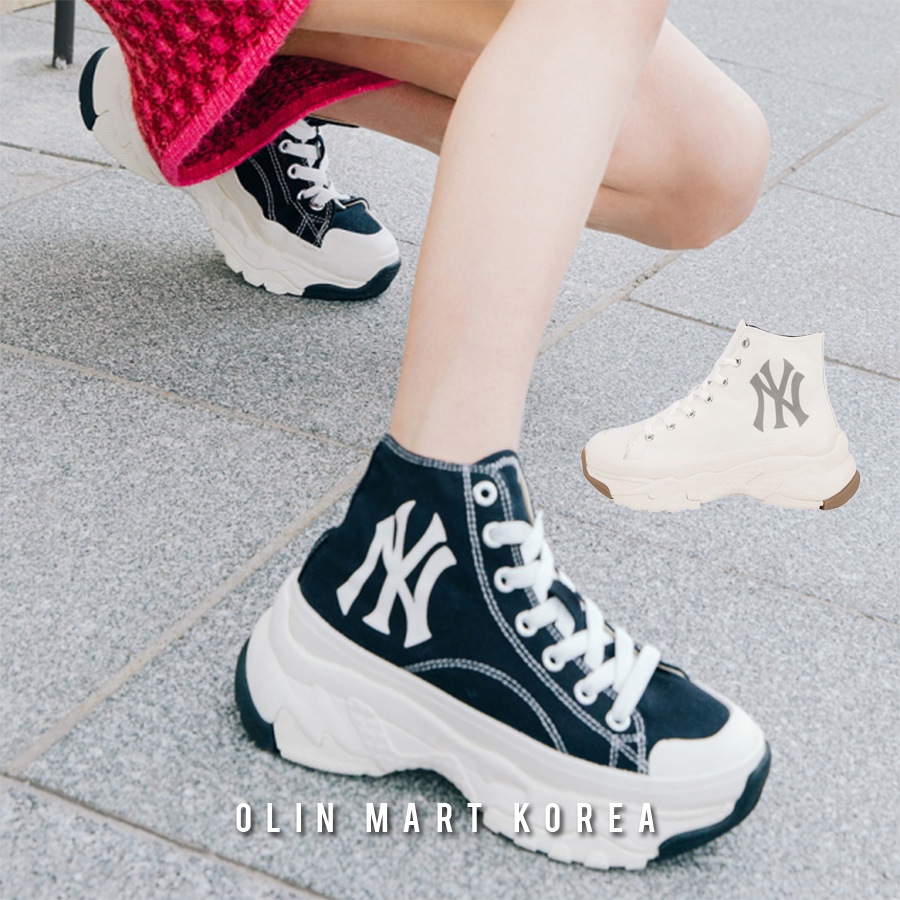 Jual MLB CHUNKY HIGH SHOES | Shopee Indonesia