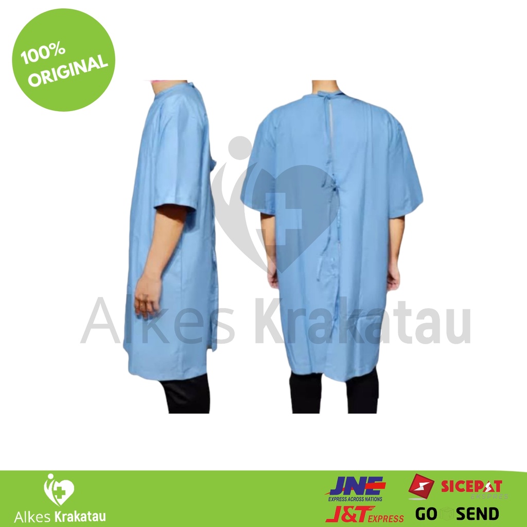 Jual Baju Pasien Rumah Sakit Lengan Pendek / Panjang | Shopee Indonesia