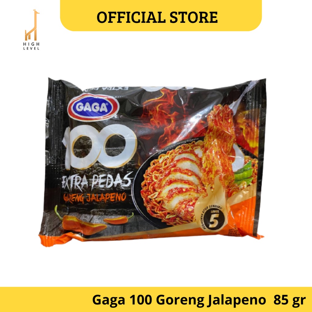 Jual Mie Goreng Gaga 100 Jalapeno Extra Pedas 85 gr | Shopee Indonesia