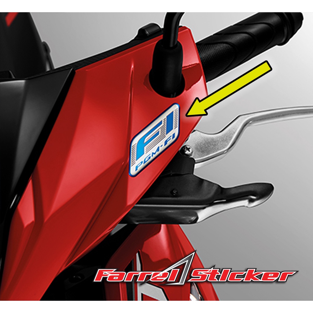 Jual stiker sticker pgm FI timbul honda beat vario | Shopee Indonesia
