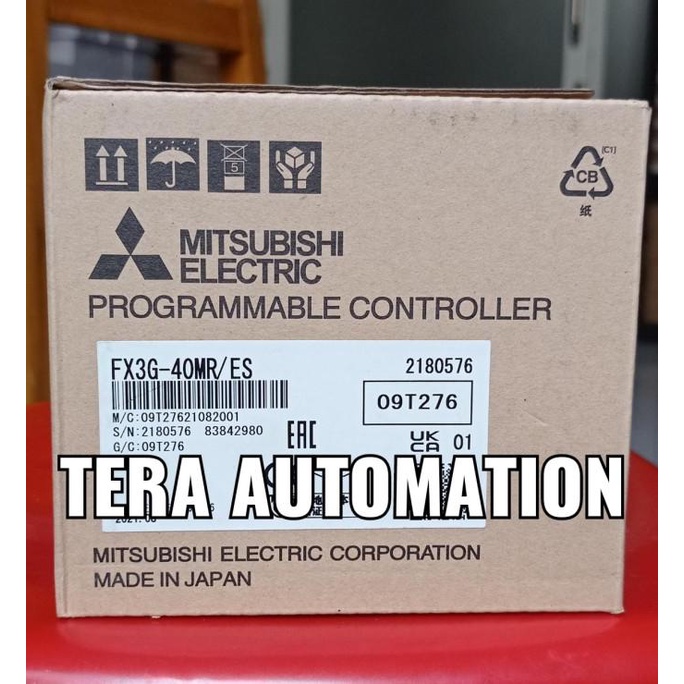 Jual PLC Mitsubishi FX3G-40MR/ES-A FX3G-40MR/ES 24 x Input 16 x Output ...