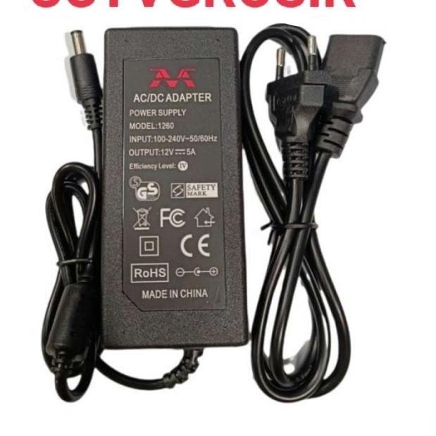 Jual ADAPTOR CHARGER DVR CCTV 12V 5A ORIGINAL | Shopee Indonesia