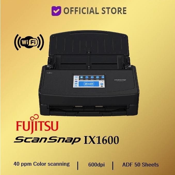 Jual FUJITSU ScanSnap iX1600 Scanner IX 1600 Scand Snap | Shopee Indonesia