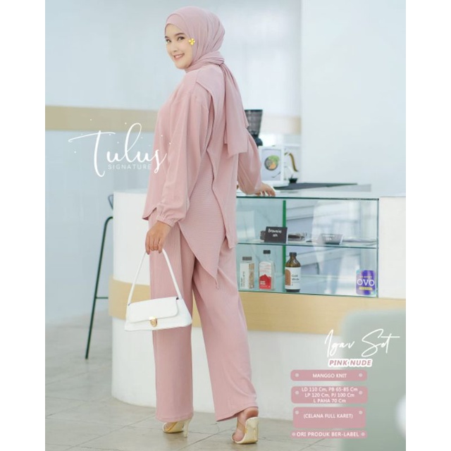 Jual igav set ori berlabel GHAFFA menggunakan bahan cey air flow ...