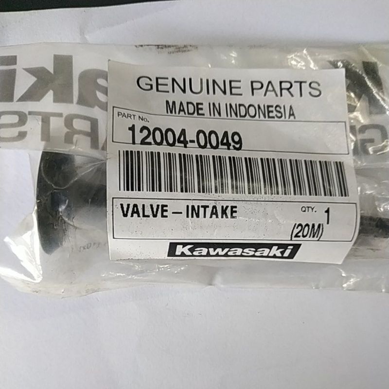 Jual Payung Klep Intake Kawasaki KLX 150, Original Part, 12004-0049 ...