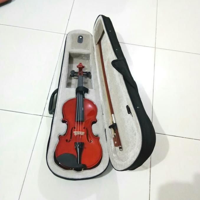 Jual Biola 1/8 1/4 merk Deluxe biola Deluxe size kecil violin kecil ...