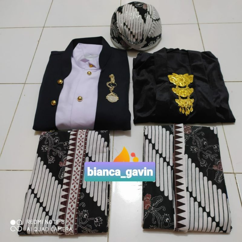 Jual Set Baju Adat Jawa/ Baju Prewedding, Model Beskap Hewes - Lereng ...