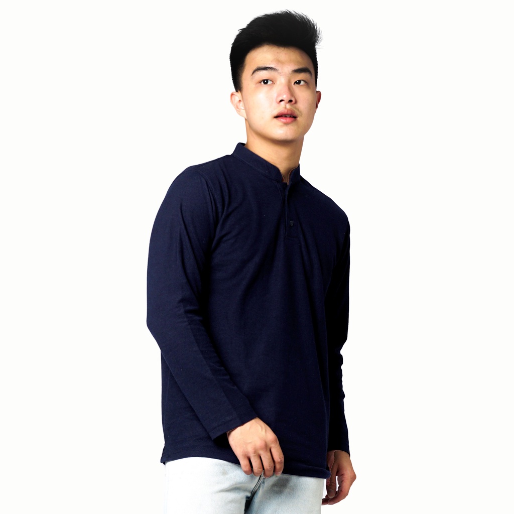 Jual Eight Nineteen Kaos Polo Pria Lengan Panjang Polo Shirt Panjang ...