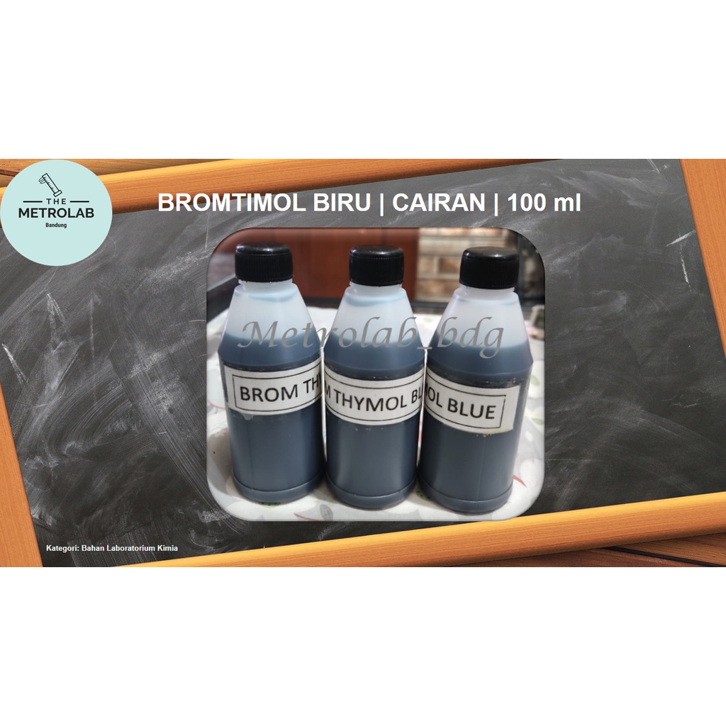 Jual Bromtimol Biru | Bromtimol Biru | BTB | Cairan | Kemasan 100 ml ...