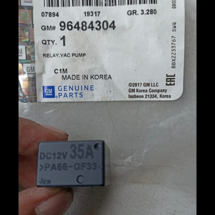 Jual Relay Mini Chevrolet Captiva Trax Spin Sonic 96484304 ori GM ...