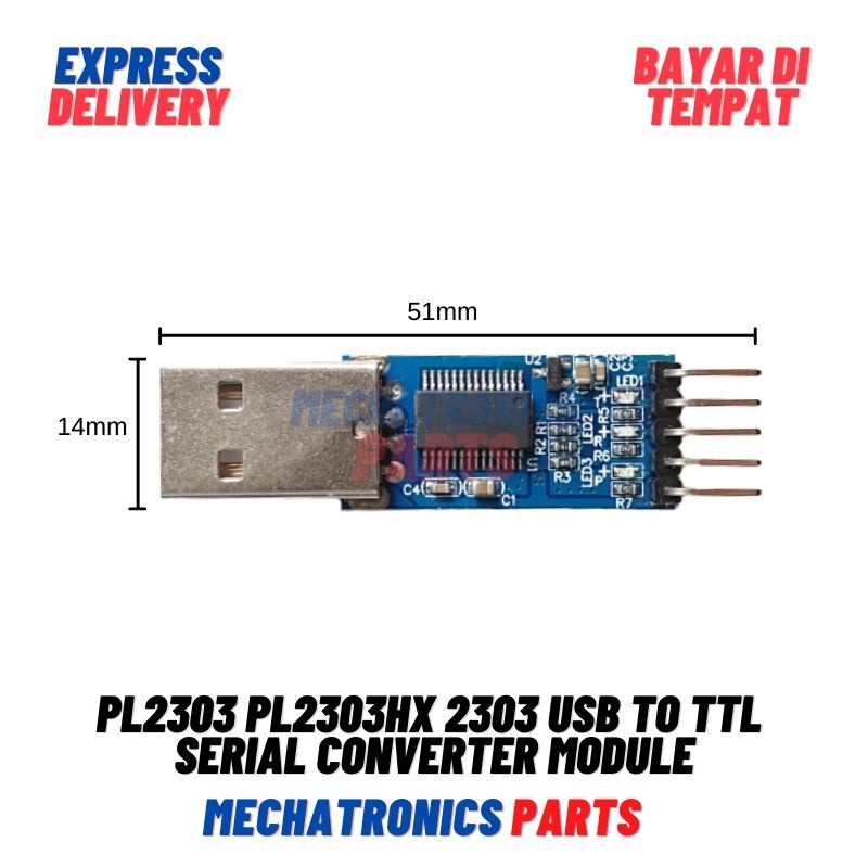 Jual PL2303 PL2303HX 2303 USB TO TTL SERIAL CONVERTER MODULE | Shopee Indonesia