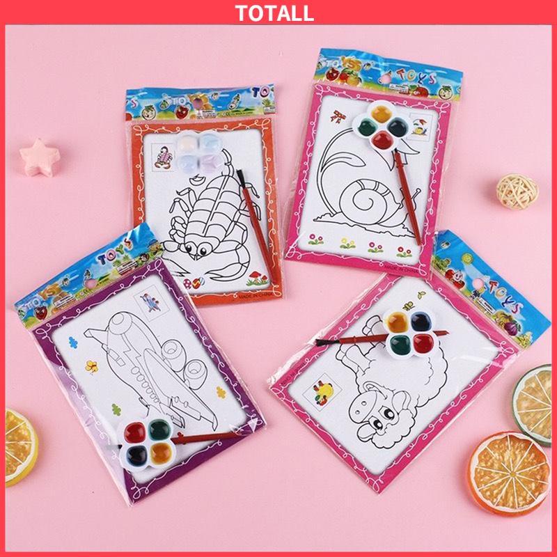Jual COD Mainan Lukisan Cat Air Set Alat Lukis Mewarnai Gambar Edukasi ...