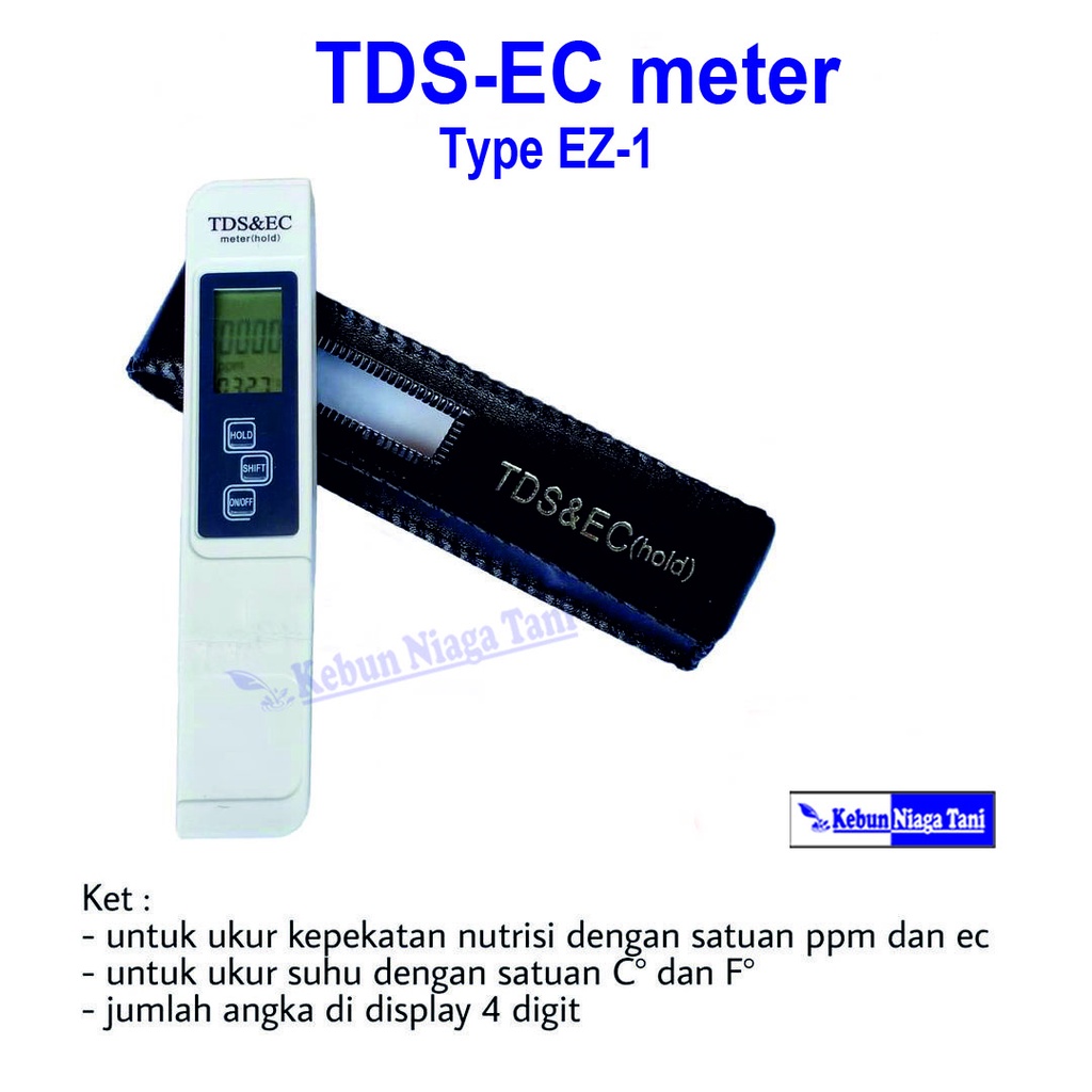 Jual TDS-EC meter type EZ1 alat ukur air hidroponik | Shopee Indonesia