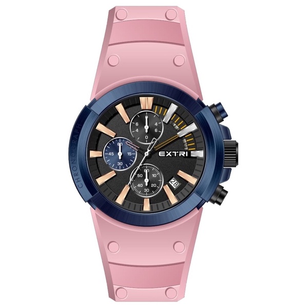 Jual New EXTRI Watch Original X6058 Chronograph Water Resistant Include Exclusive Container Box ...