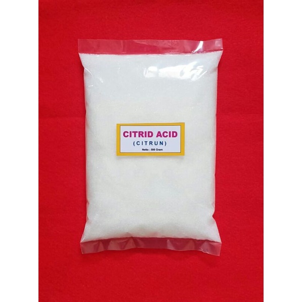 Jual Citrid Acid / Citric Acid / Citrun 500 Gr Food Grade | Shopee ...