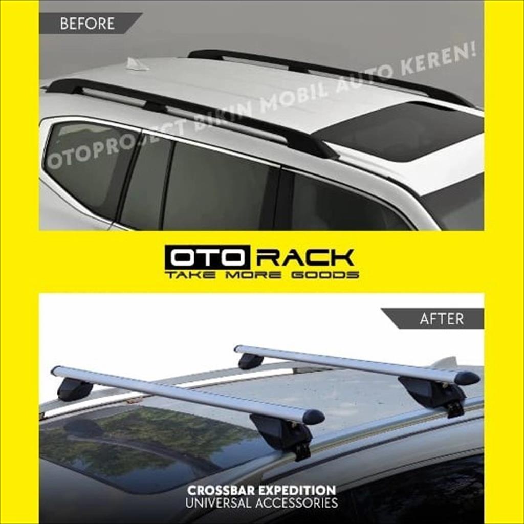 Jual Cross Bar Rack Atas Roofrail Mobil Wuling Almaz Crossbar Original ...