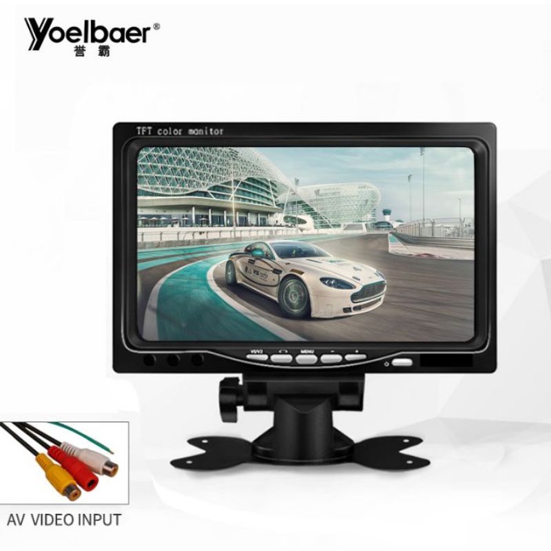 Jual Yoelbaer Layar Monitor Mobil TFT LCD 7 inch - C-T703 | Shopee ...