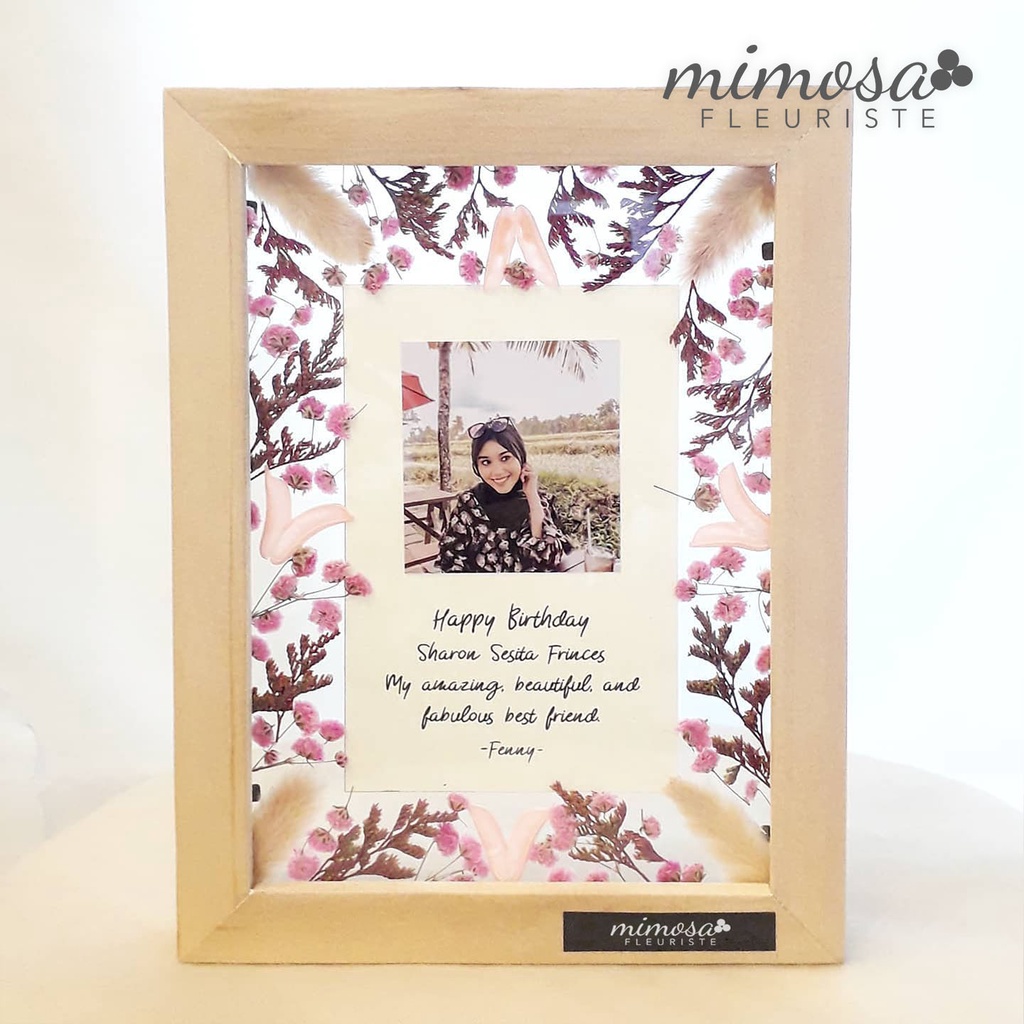 Jual FLOATIN FRAME DRIED FLOWER A4, BINGKAI BUNGA KERING, KADO ...