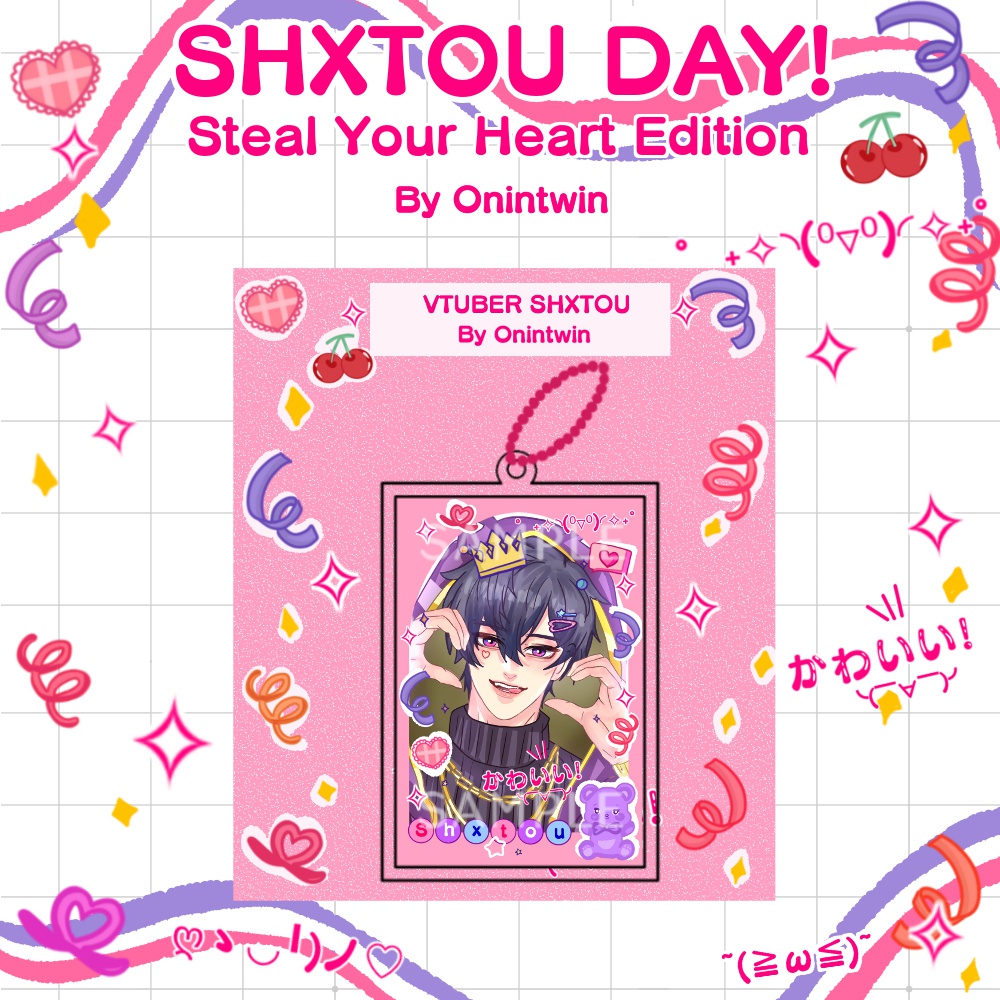 Jual Vtuber Shxtou photocard by onintwin / keychain shotou vtuber ...