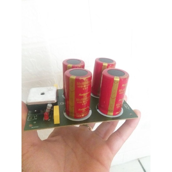Jual kit set power supply ct amplifier 4 elco 10000uf 50v rubycon ...