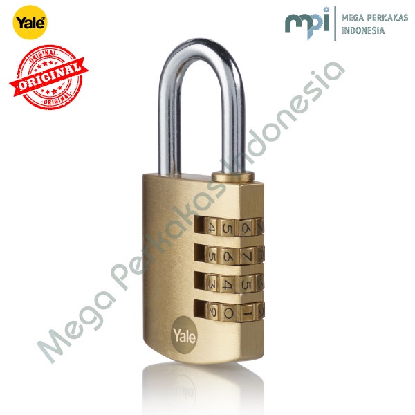 Jual GEMBOK YALE Y150B 40 130, 40 mm Brass Padlock Series Combination ...