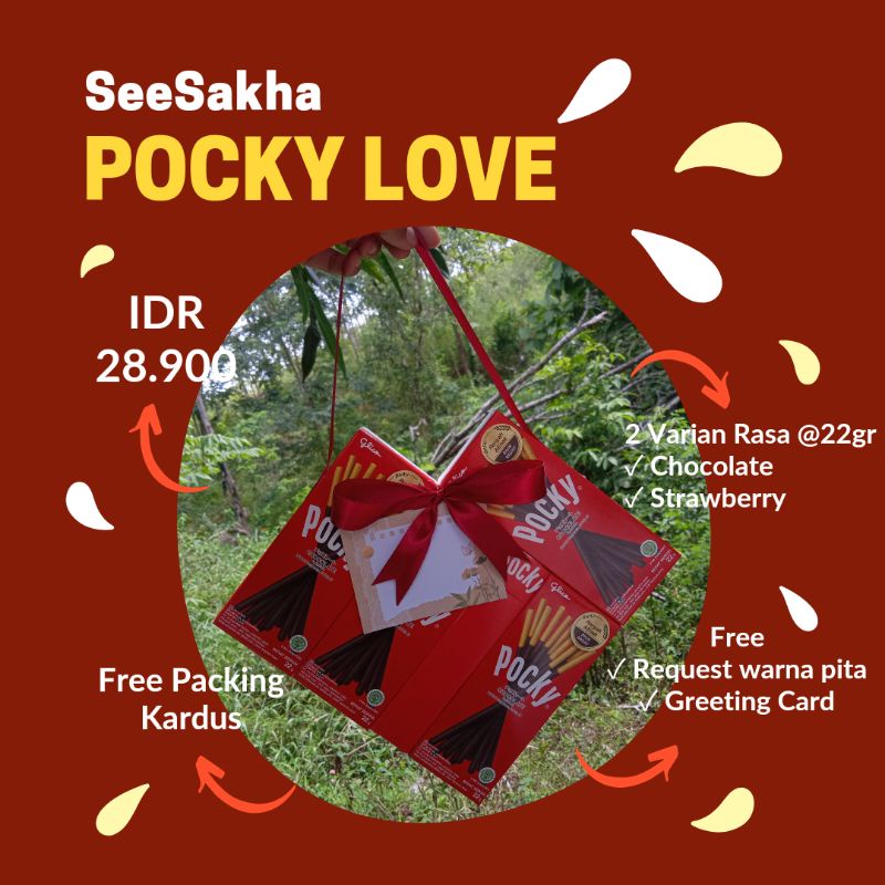 Jual pocky love/bucket pocky/pocky viral/hadiah wisuda/hadiah viral ...