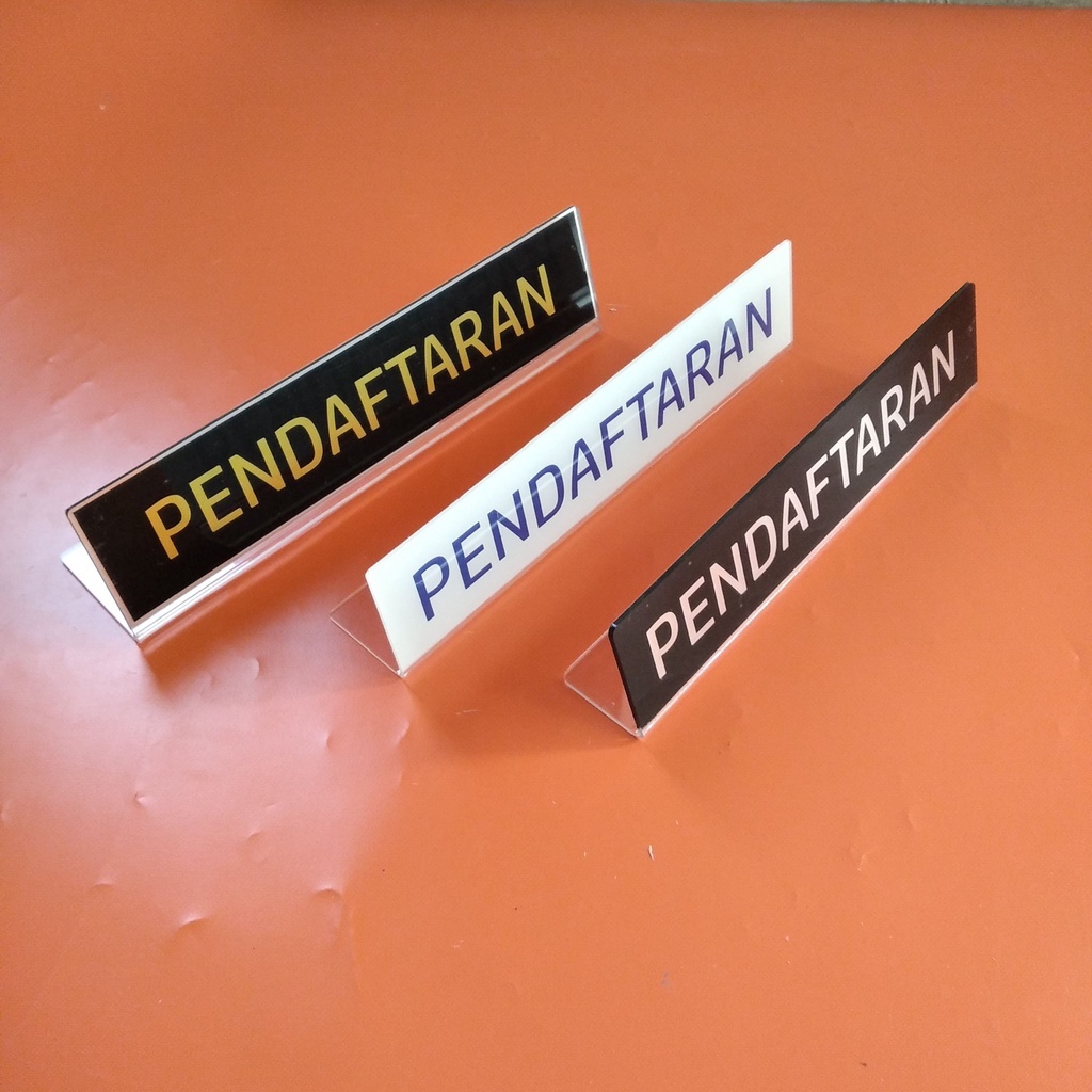 Jual Jual Akrilik Pendaftaran - Akrilik Meja | Shopee Indonesia