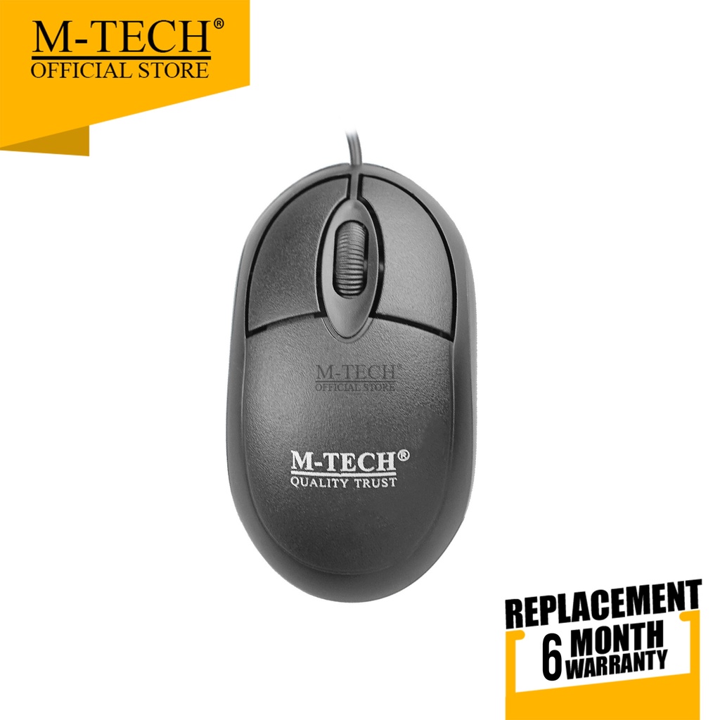 Jual M-Tech Original Mouse Kabel USB Standar Bisa Untuk HP | Shopee ...