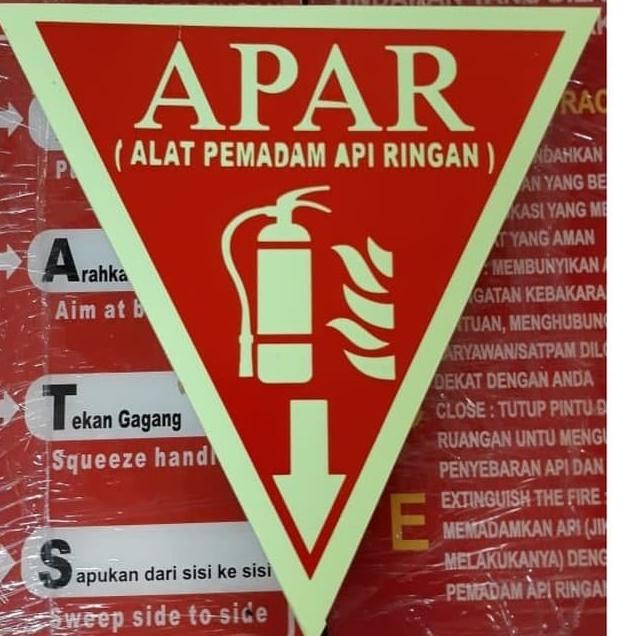 Jual ACRYLIC APAR SIGN SEGITA FOSFOR GLOW IN THE DARK 20 X 20CM ...