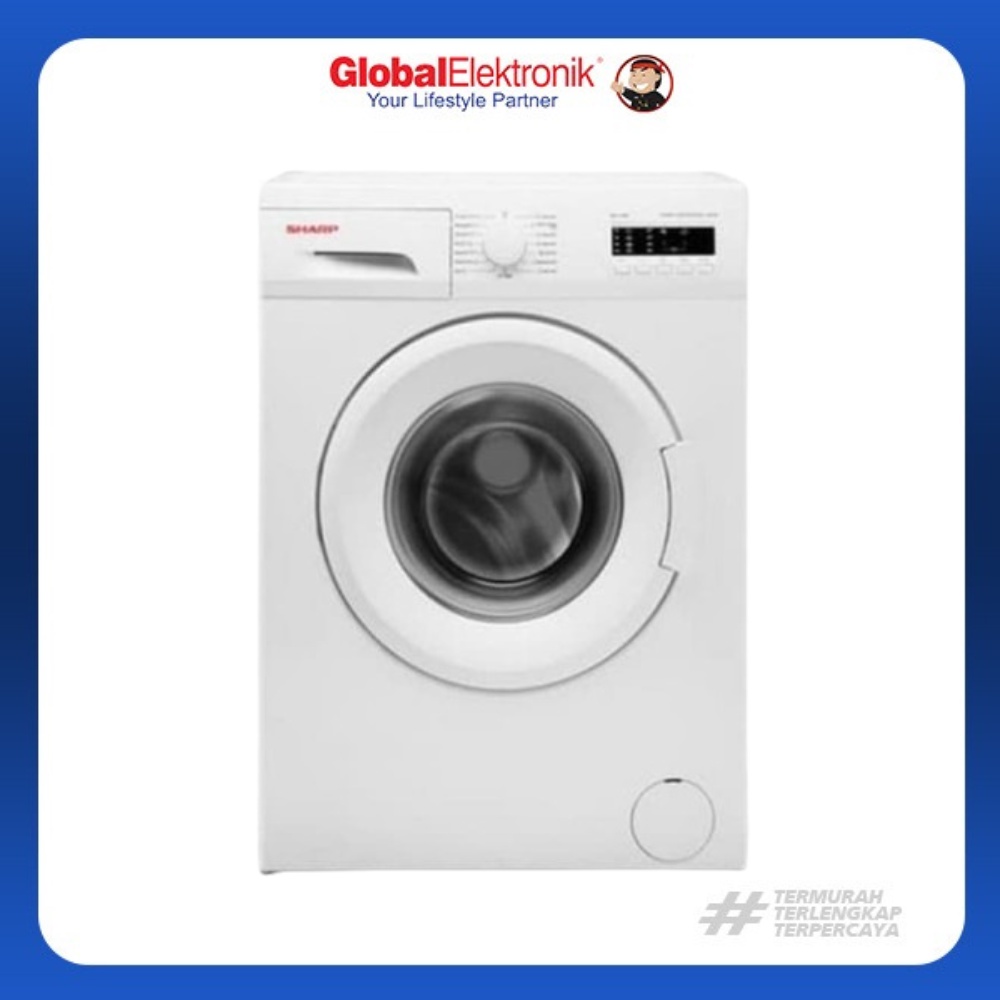 Jual SHARP MESIN CUCI FRONT LOADING 7KG ES-FL1072B / ES-FL1073W ...