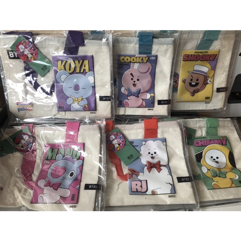 Jual merchandise bt21 original totebag tumbler | Shopee Indonesia