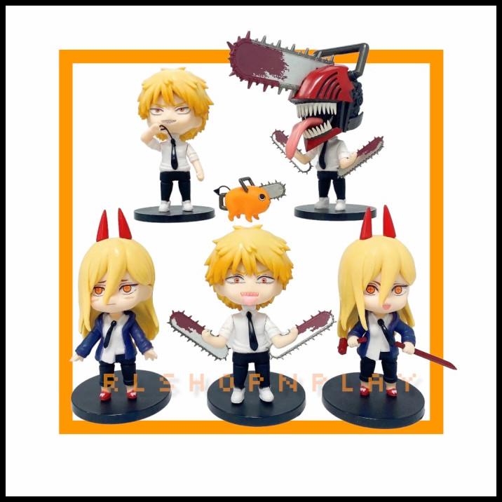 Jual Figure Set Chainsaw Man Chain Saw Denji Pochita Power | Shopee ...